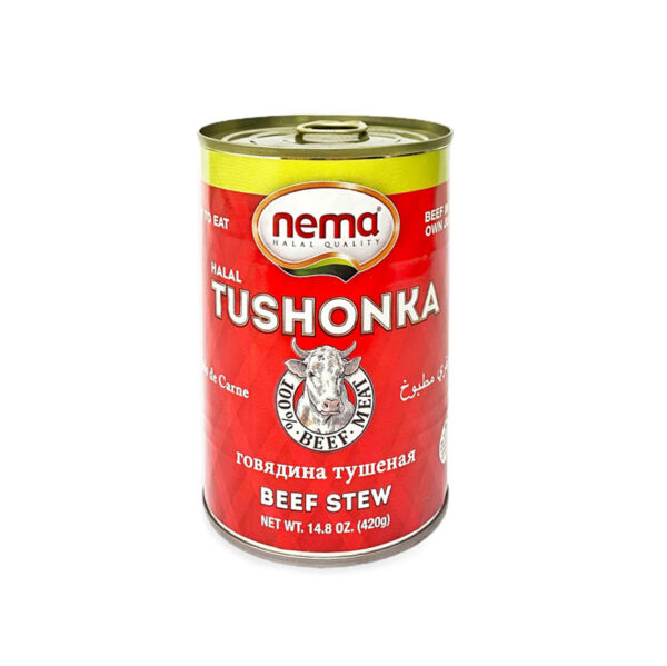 Nema Cooked Beef Stew -Tushonka- (20 x 14.8 oz ) – NEMA FOOD