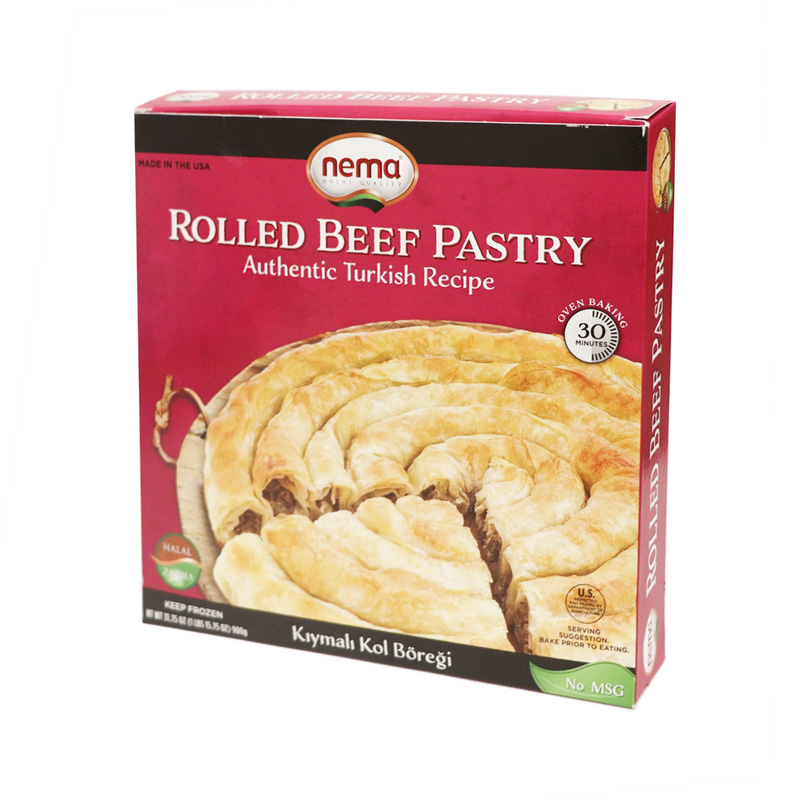 Nema Rolled Beef Pastry 1 lb 15.75 oz – NEMA FOOD