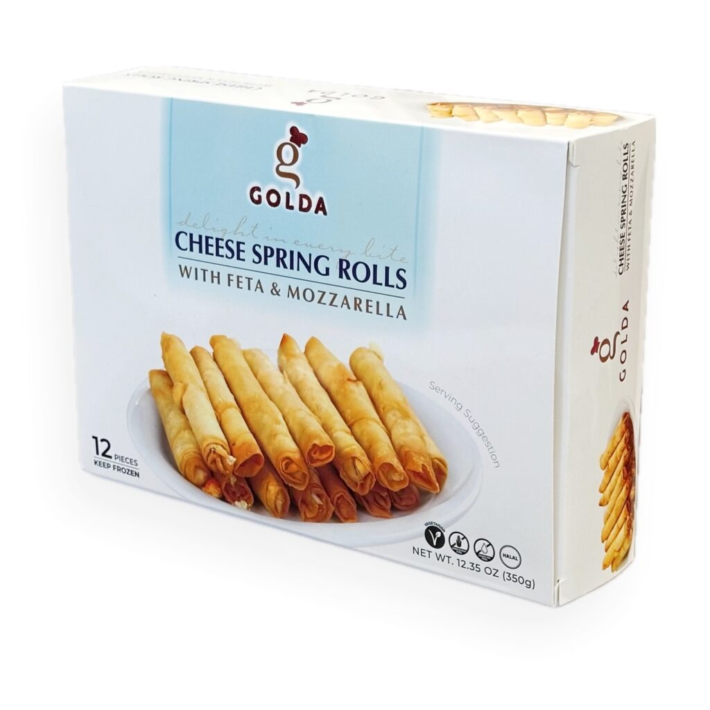 Golda Cheese Spring Rolls (12 x 350g) – NEMA FOOD